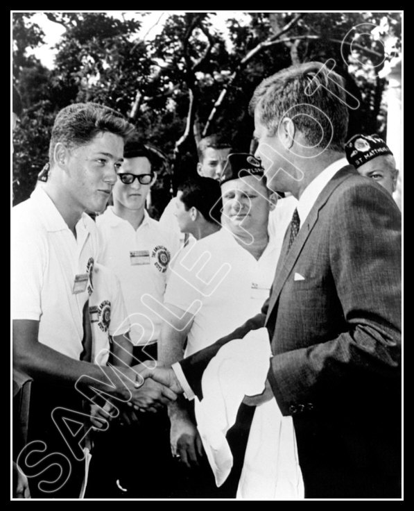 John F Kennedy Bill Clinton 1963 Photo 8X10 - Buy Any 2 Get 1 FREE | eBay
